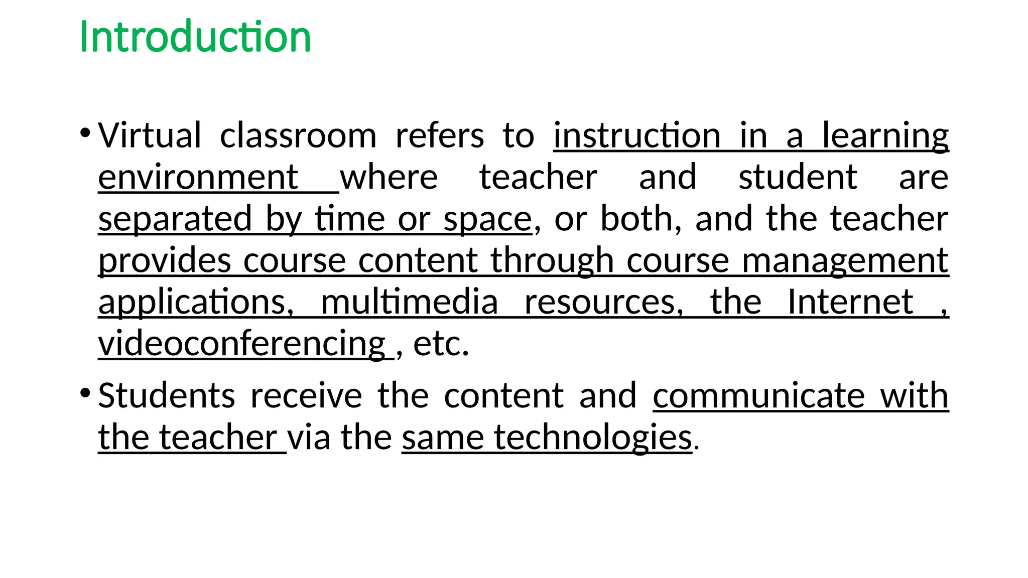Vlirtuality in classroom teaching method | PPTX