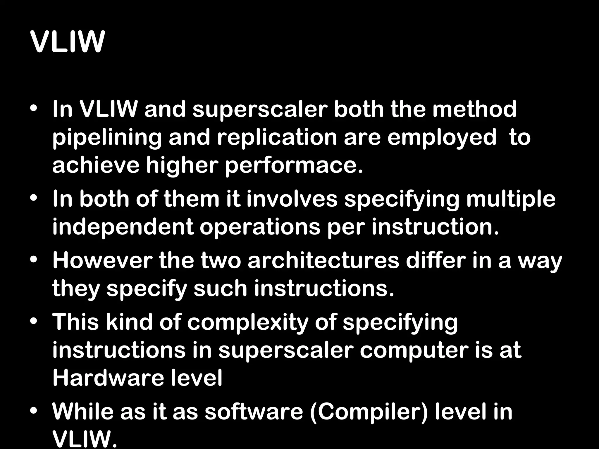 Vliw and superscaler | PPT