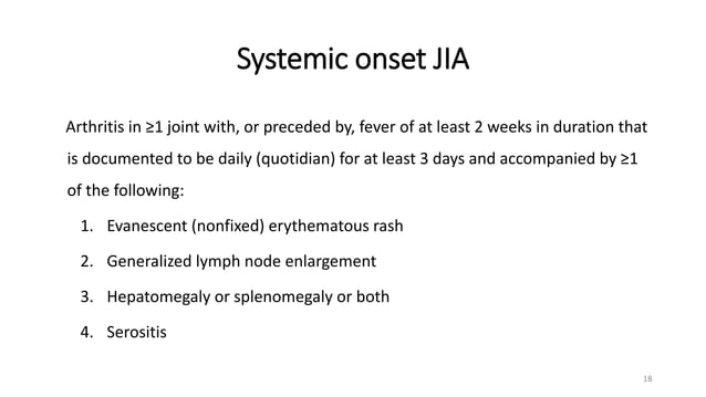Juvenile Idiopathic Arthritis / JIA.pptx