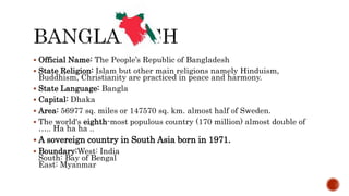 Lecture on Bengali Language and Culture | PPTX