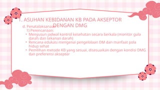 Vll Askeb KB pada Akseptor dengan Diabetes Mellitus (1).pptx