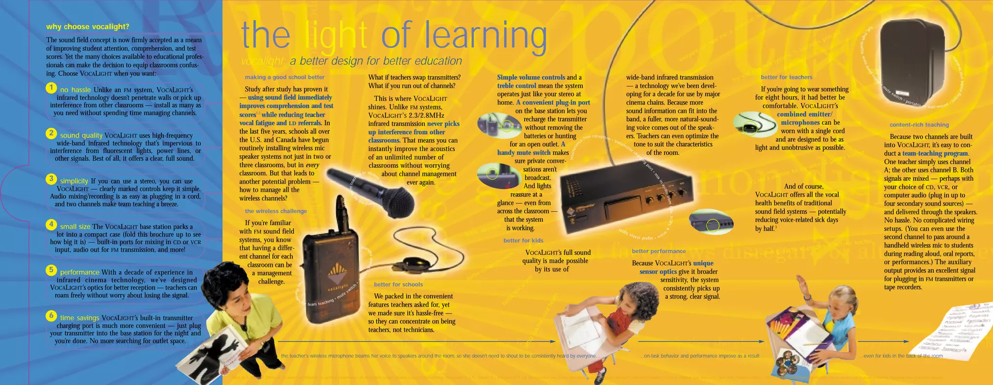 VocaLight Infrared Classroom Amplification Brochure | PDF | Digital Audio | Computer Software ...