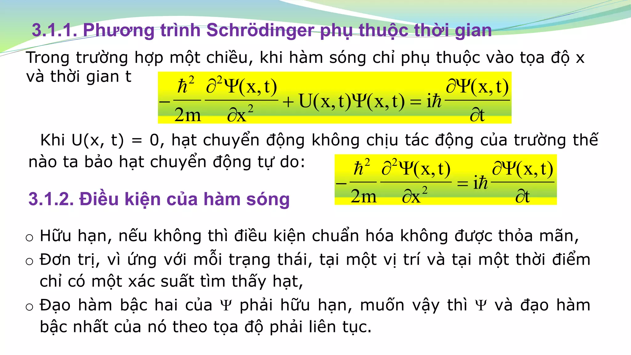 Schrodinger equation | PPT