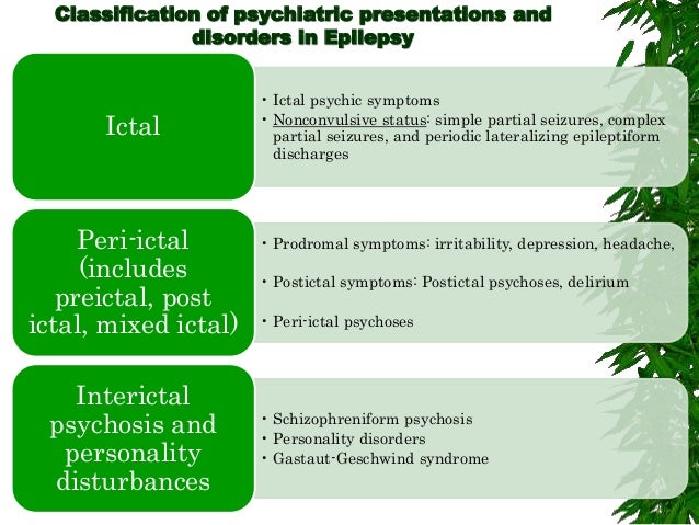 NEUROPSYCHIATRIC ASPECTS OF EPILEPSY
