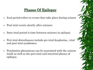 NEUROPSYCHIATRIC ASPECTS OF EPILEPSY | PPTX