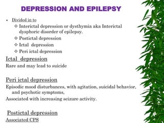 NEUROPSYCHIATRIC ASPECTS OF EPILEPSY | PPTX