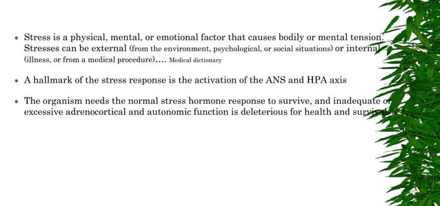 neurobiology of stress | PPTX | Brain and Nervous System Disorders ...