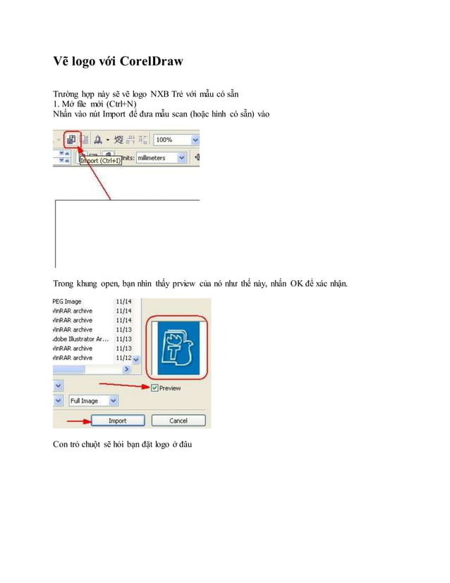 Vẽ logo với corel draw | DOC