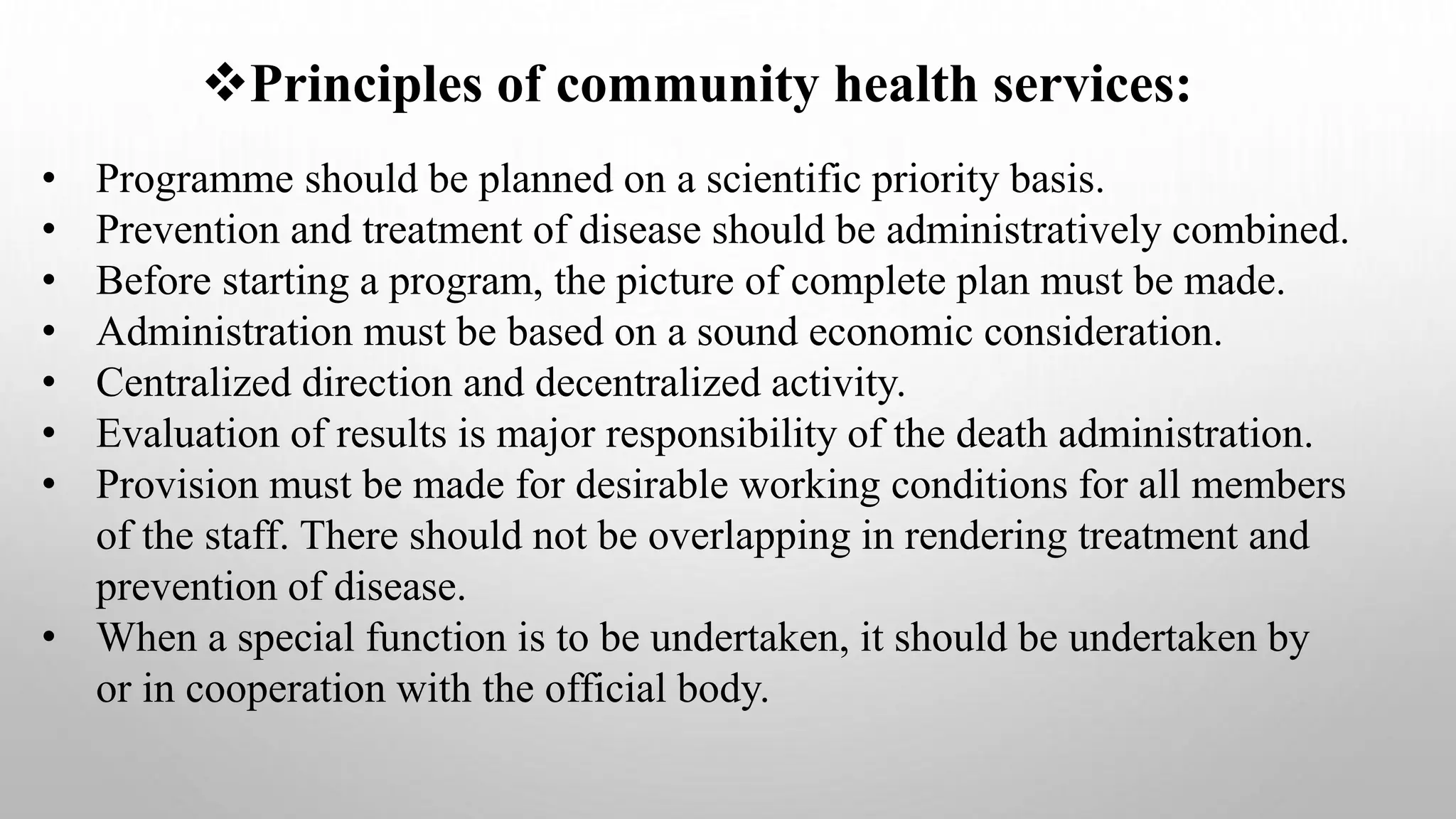 Community services presentation on slide share | PPTX