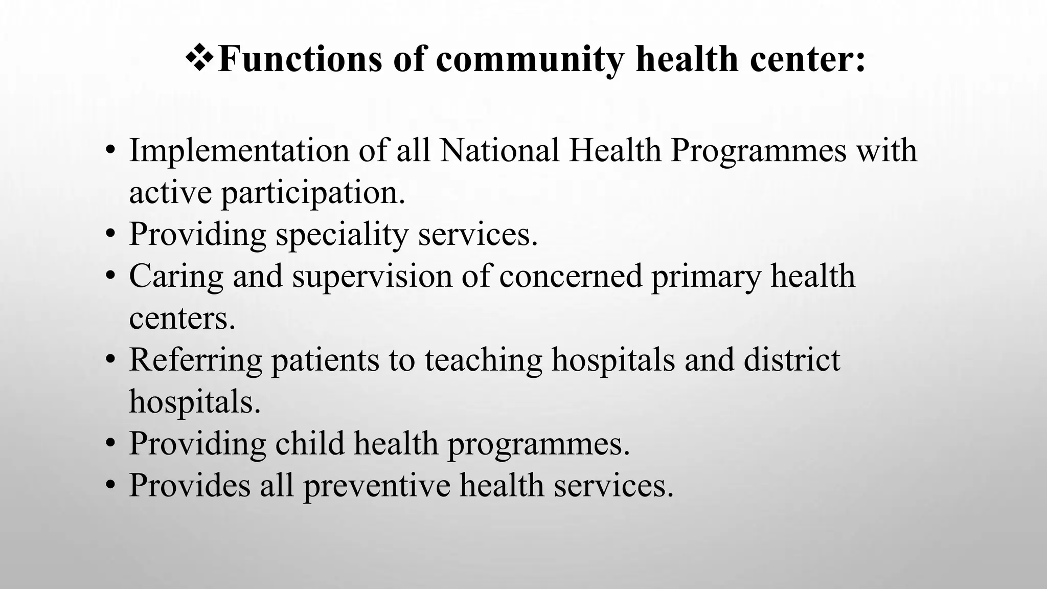 Community services presentation on slide share | PPTX