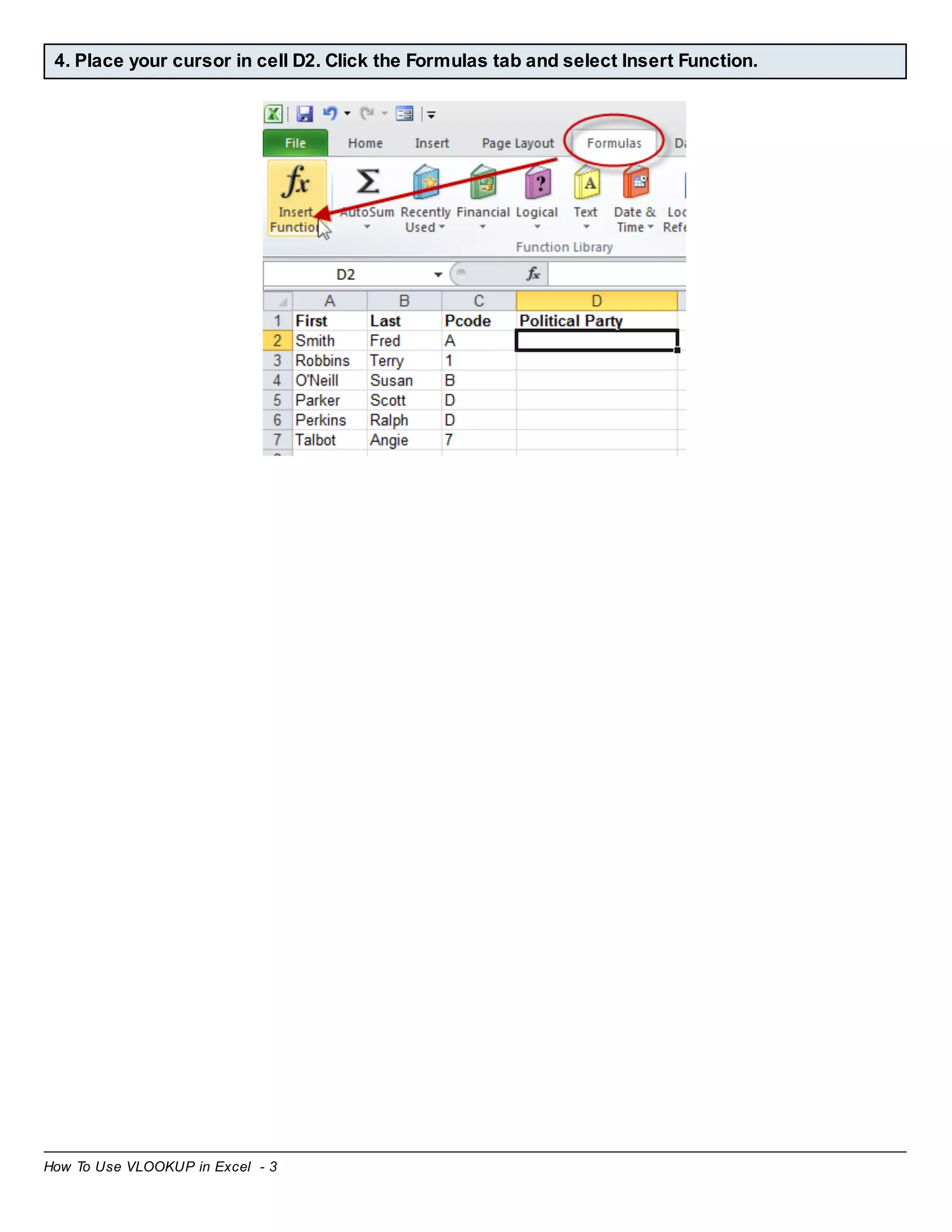 Vlookup example | PDF