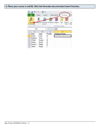 Vlookup example | PDF