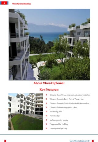 Vlora Apartments for Sale. Vlora Diplomat Residence | PDF