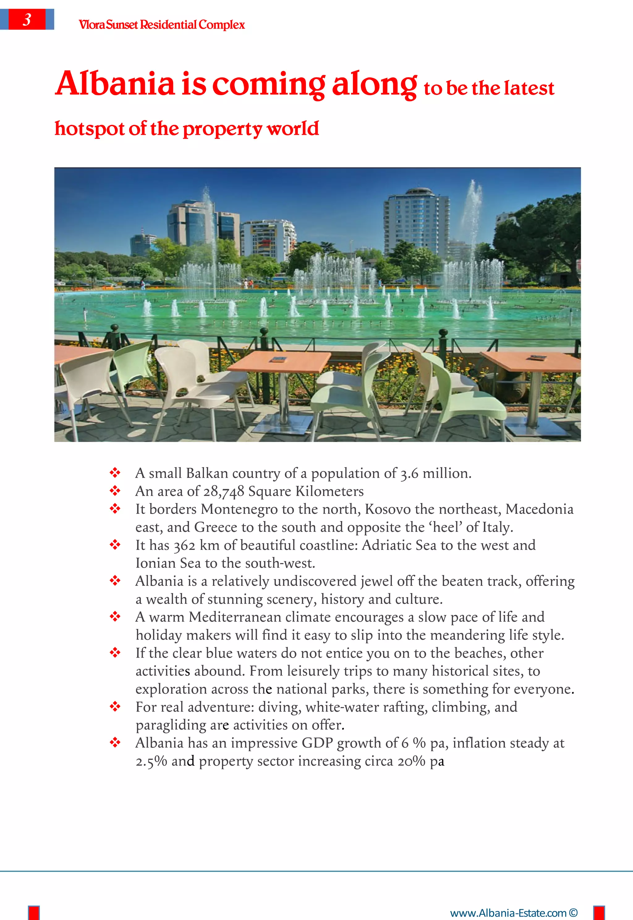 Albania Real Estate - Vlora Sunset Residence | PDF