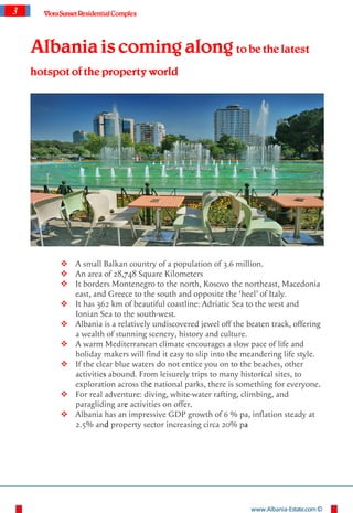 Albania Real Estate - Vlora Sunset Residence | PDF