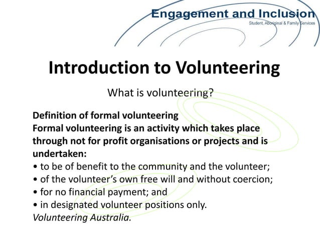 Volunter Liaison Officer Training | PPTX