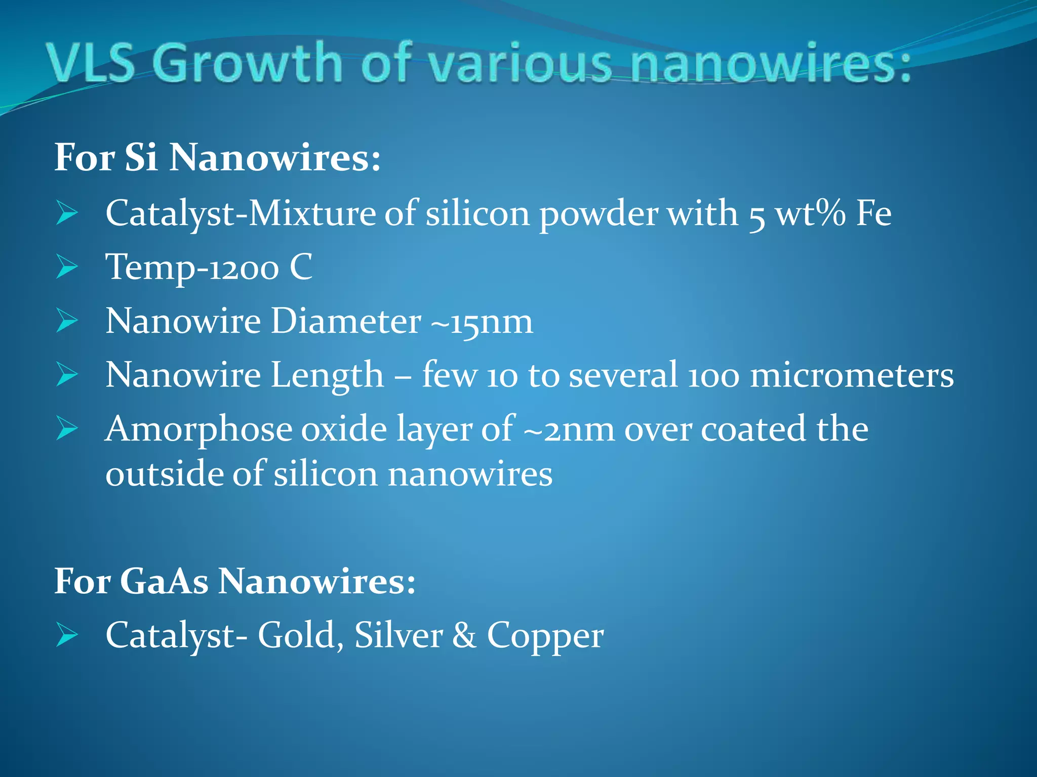 Vapour Solid Liquid Growth | PPTX