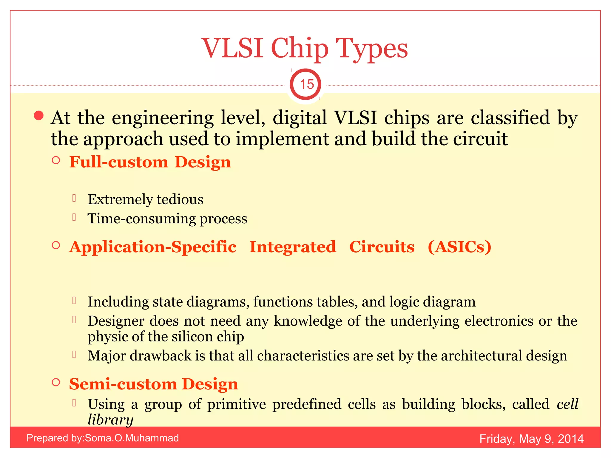 VLSI | PPT | Science