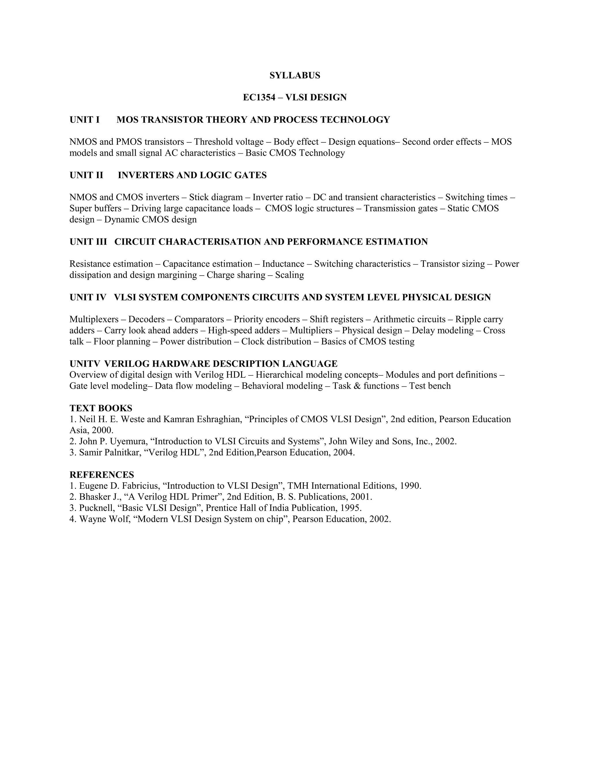 Very Large Scale Integration -VLSI | PDF