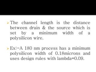 Layout & Stick Diagram Design Rules | PPTX