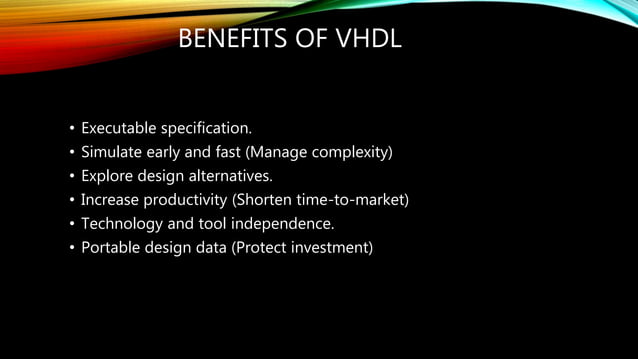 Vlsi Systems And Design Pptx Programming Languages Computing