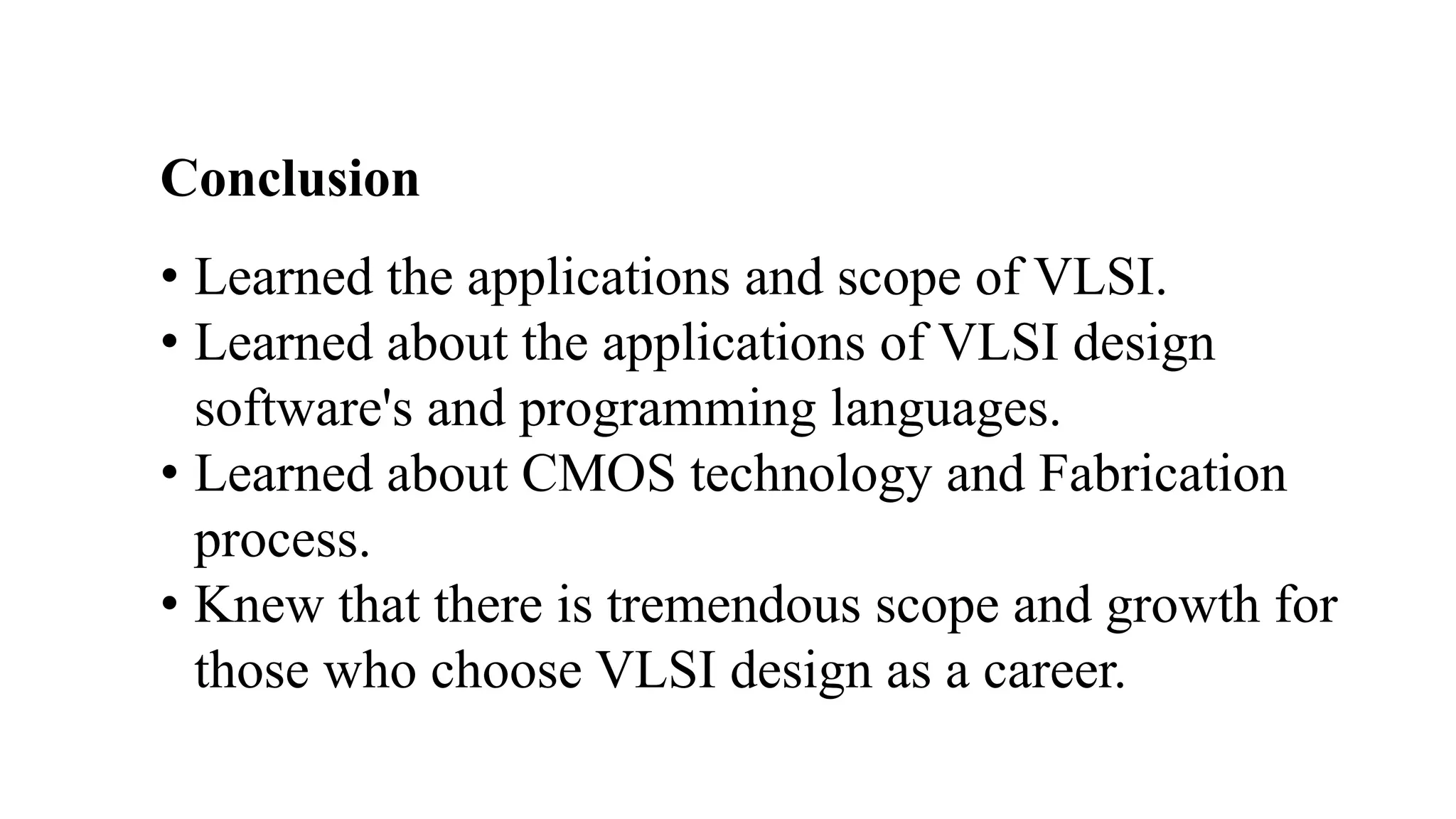 VERY LARGE SCALE INTEGRATION (VLSI) TECHNOLOGY | PPTX