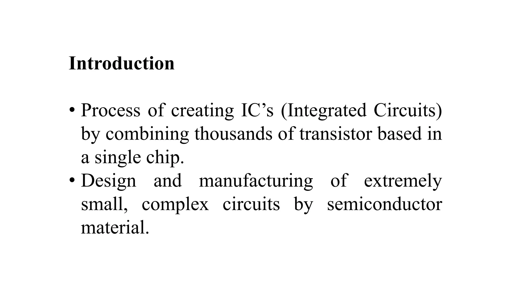 VERY LARGE SCALE INTEGRATION (VLSI) TECHNOLOGY | PPTX