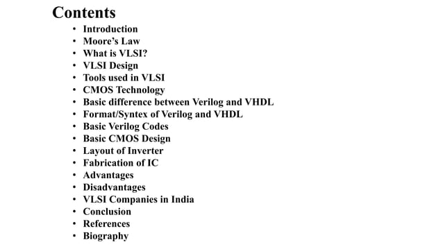 VERY LARGE SCALE INTEGRATION (VLSI) TECHNOLOGY | PPTX | Programming Languages | Computing
