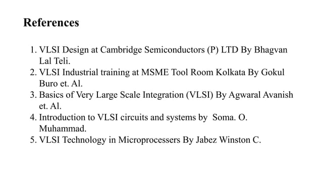 VERY LARGE SCALE INTEGRATION (VLSI) TECHNOLOGY | PPTX | Programming Languages | Computing