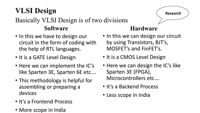 VERY LARGE SCALE INTEGRATION (VLSI) TECHNOLOGY | PPTX | Programming Languages | Computing