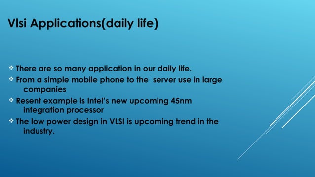 VLSI TECHNOLOGY | ODP | Computing | Technology & Computing