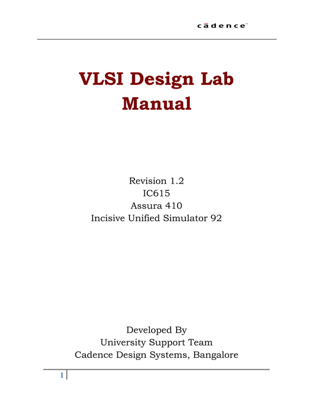 Vlsi design-manual | PDF