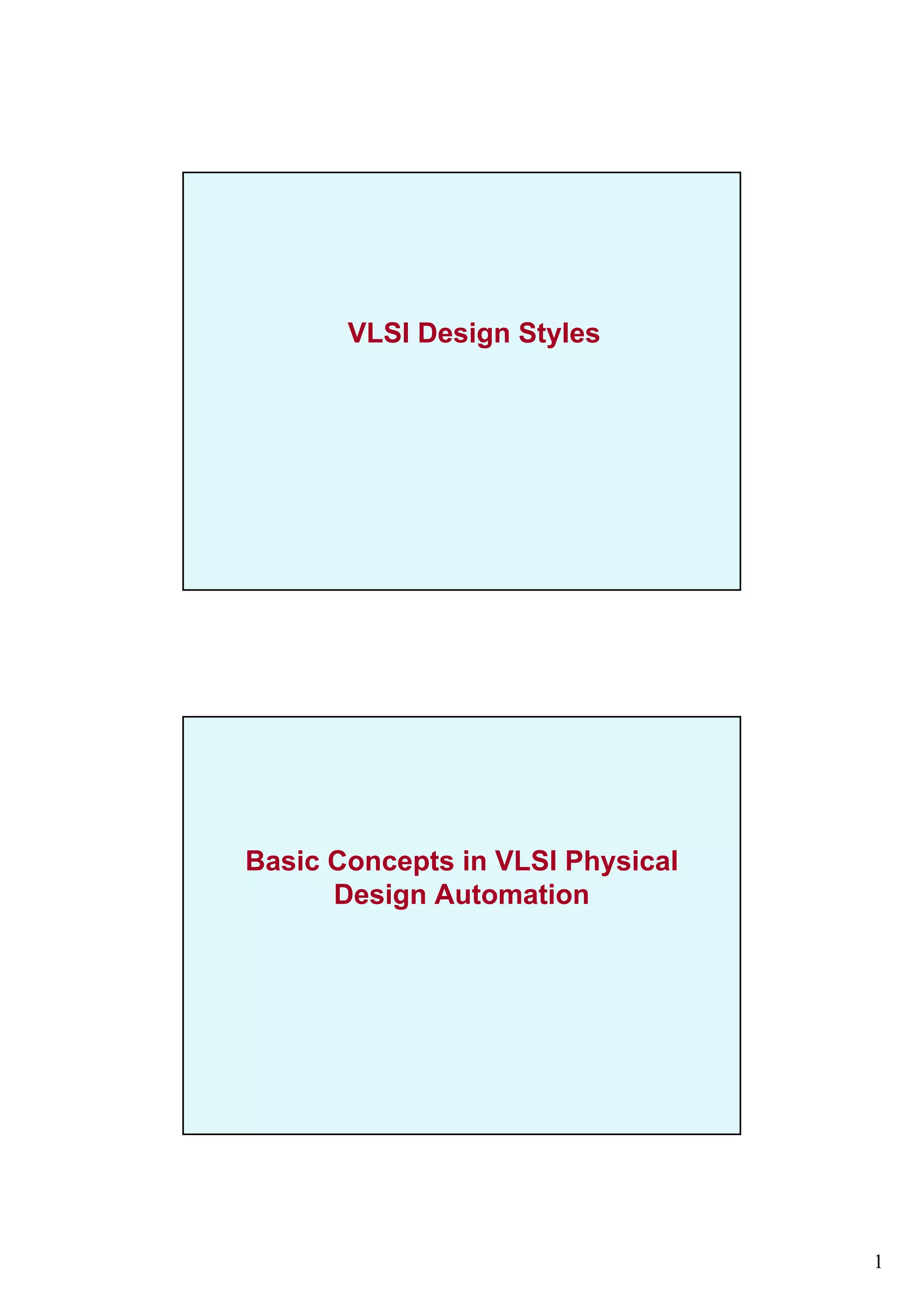 Vlsi design-styles | PDF