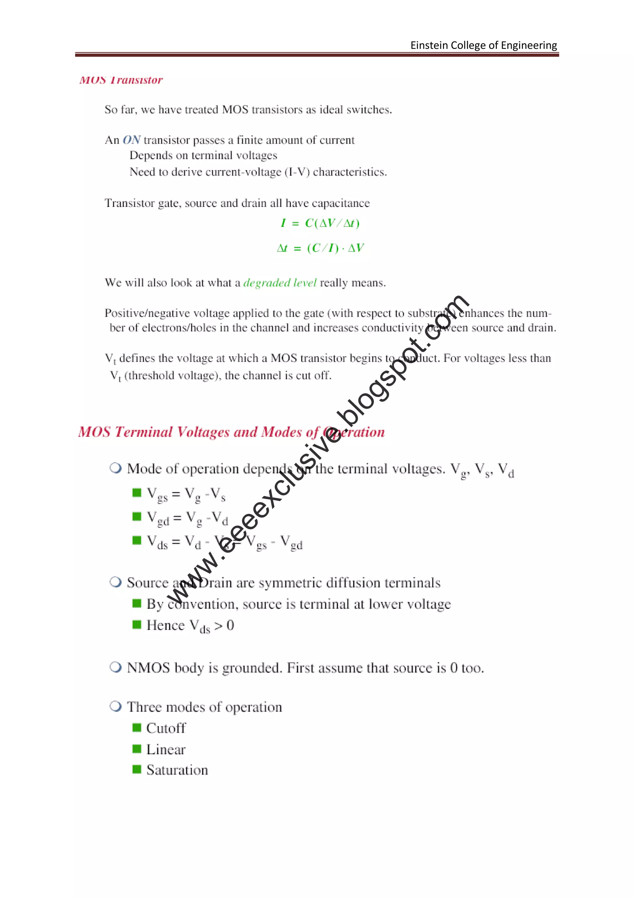 Vlsi Design Notes Pdf