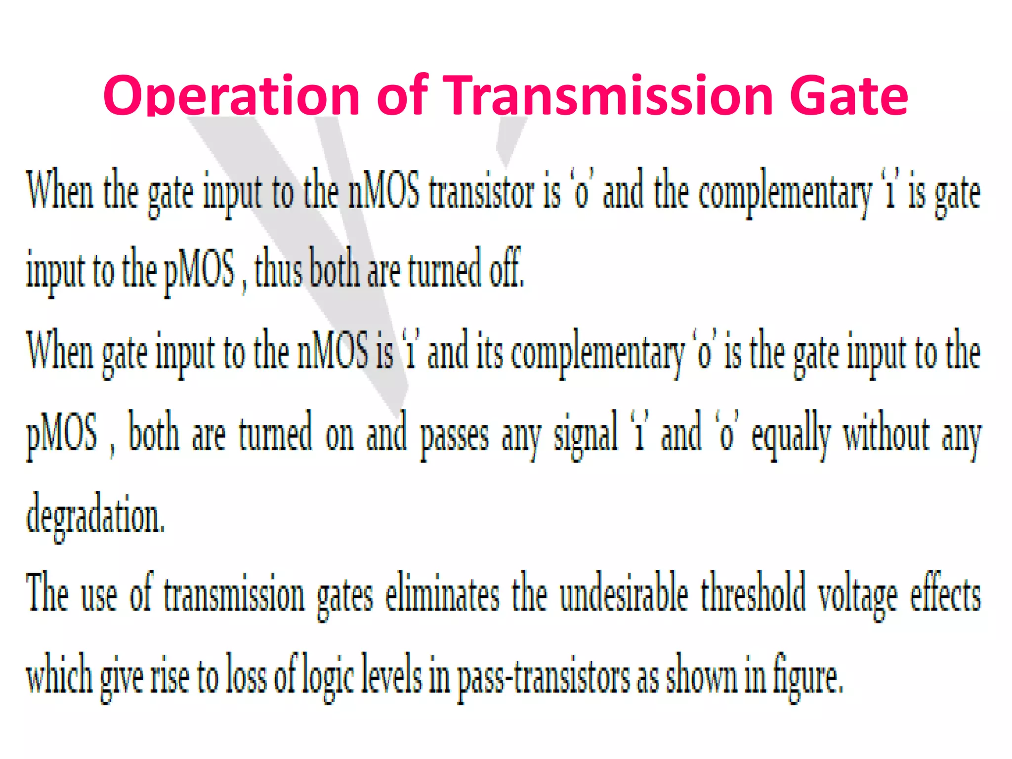 Vlsi gate level design | PPTX