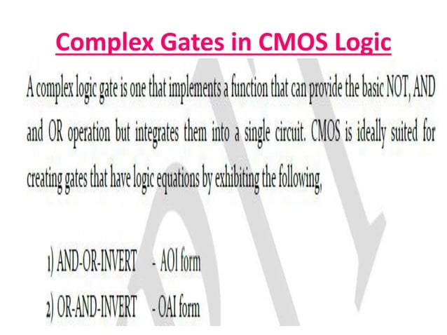 Vlsi gate level design | PPTX