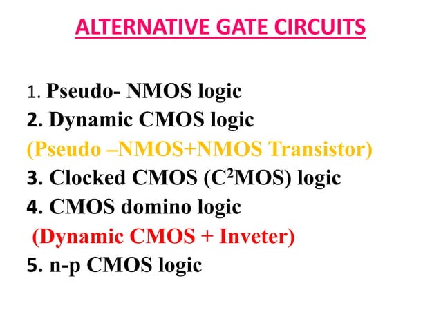 Vlsi gate level design | PPTX