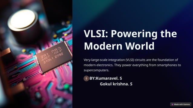VLSI-Powering-the-Modern-World in engineering | PPTX
