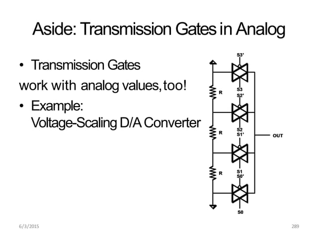 Gate level design, switch logic, pass transistors | PPTX