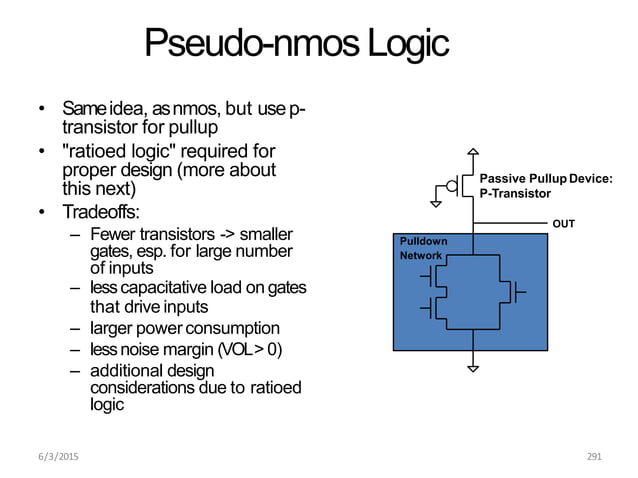 Gate level design, switch logic, pass transistors | PPTX