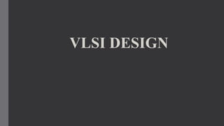 Vlsi final year project in ludhiana | PPT