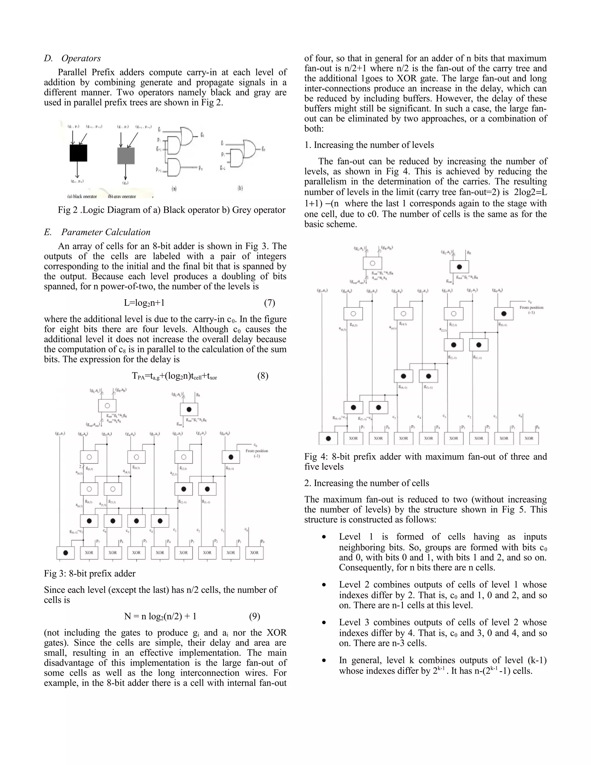 Survey on Prefix adders | DOC