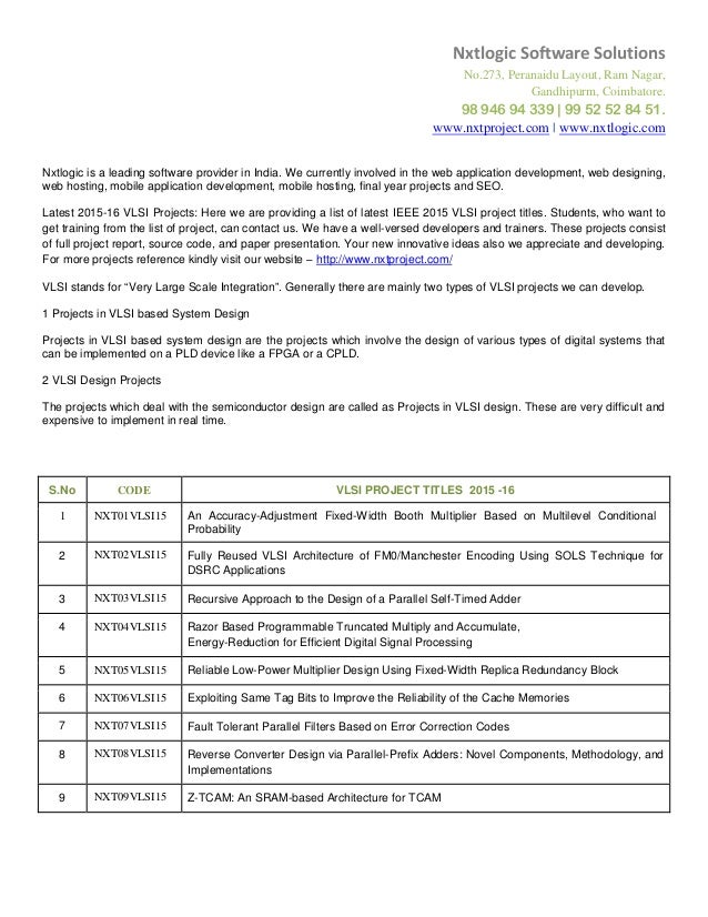 Final Year Project Topics - Design Talk