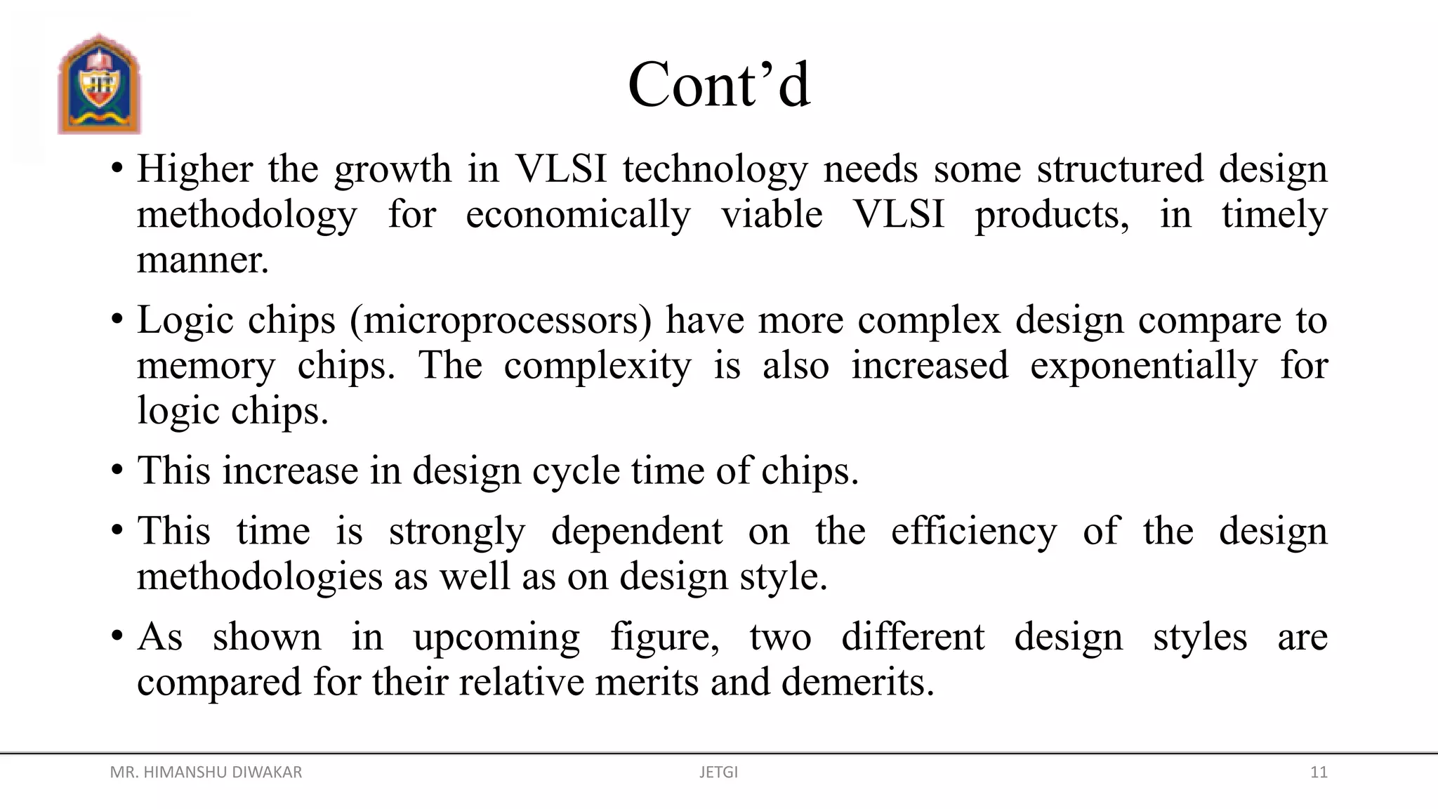 Vlsi design 11 | PPTX