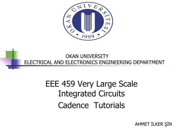 Vlsi cadence tutorial_ahmet_ilker_şin | PDF