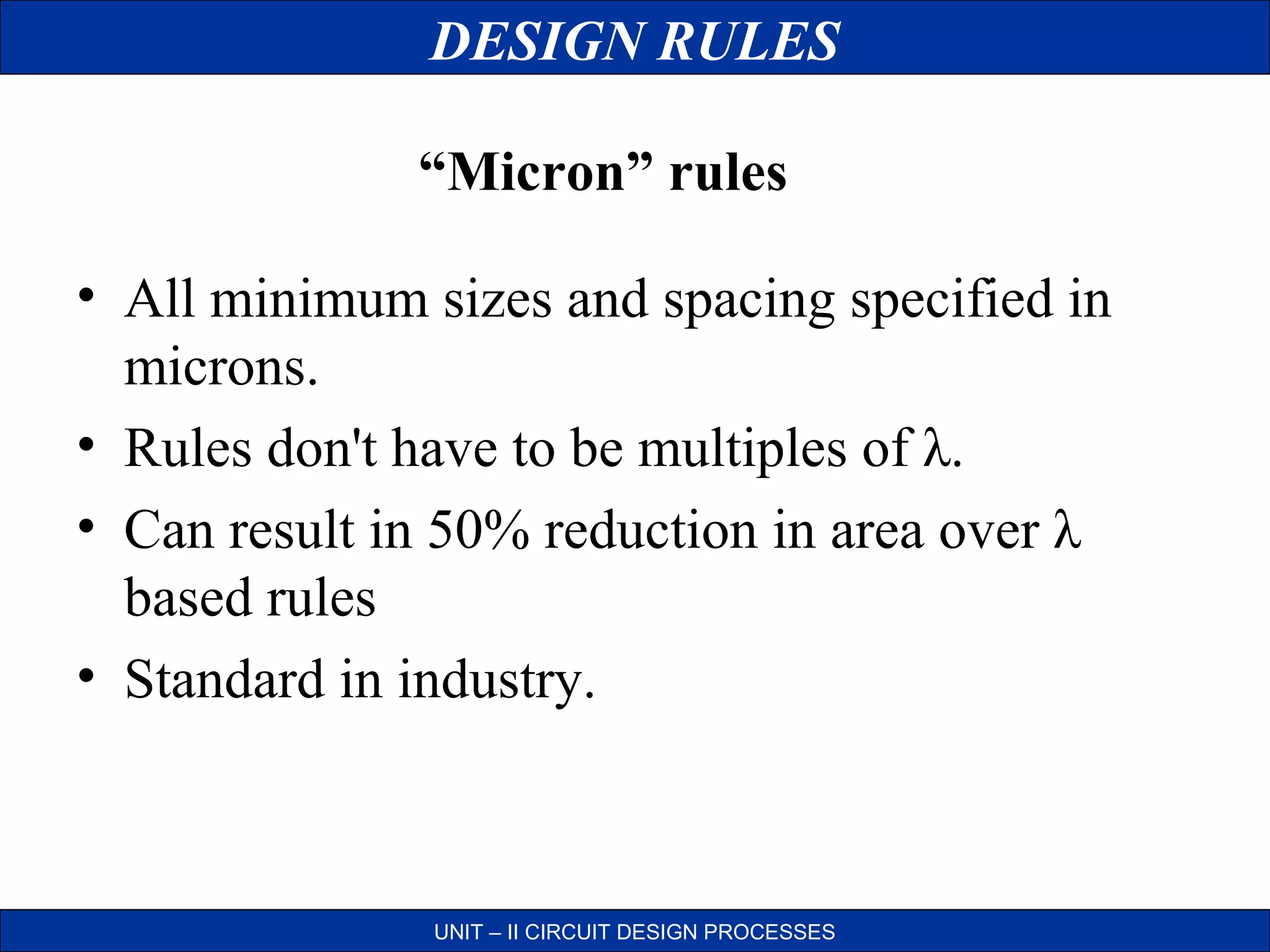 VLSI circuit design process | PPT