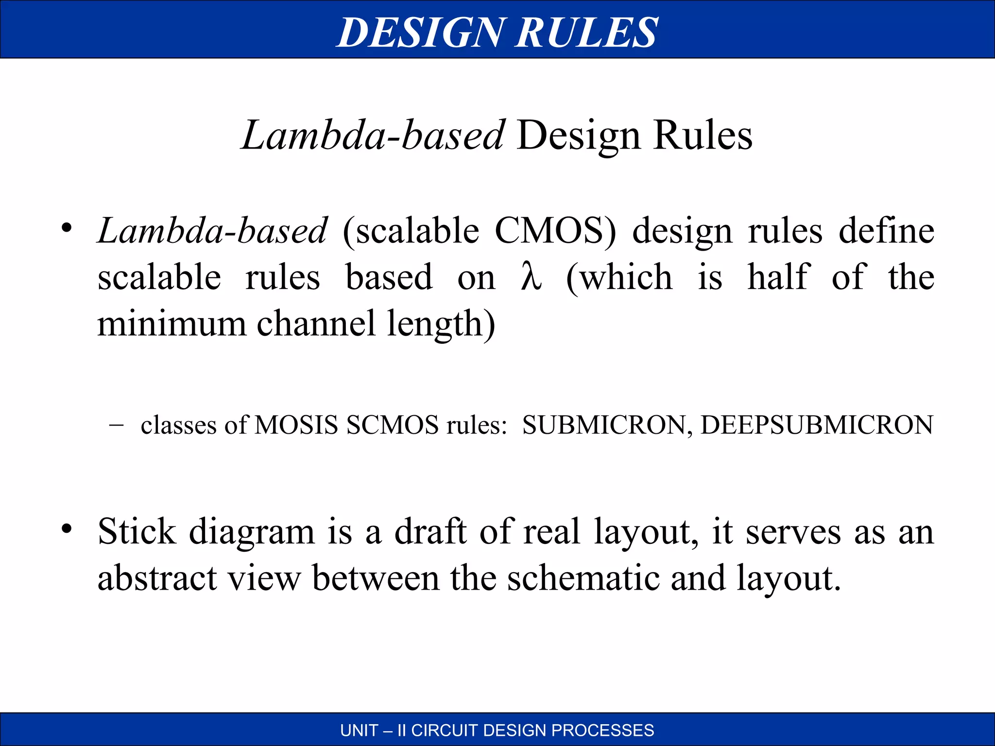 VLSI circuit design process | PPT