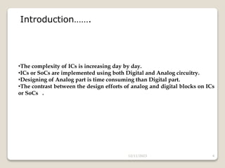 Analog VLSI Circuit optimization Technique .pptx