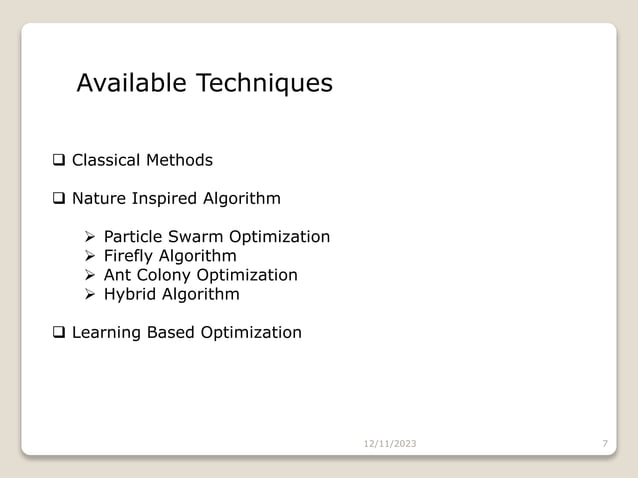 Analog VLSI Circuit optimization Technique .pptx