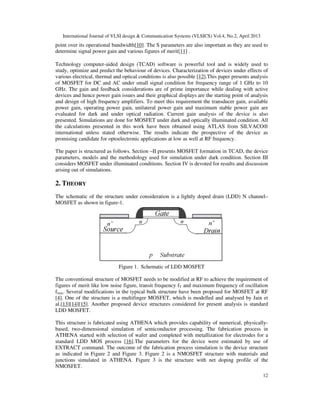 EVALUATION OF OPTICALLY ILLUMINATED MOSFET CHARACTERISTICS BY TCAD SIMULATION | PDF | Physics ...